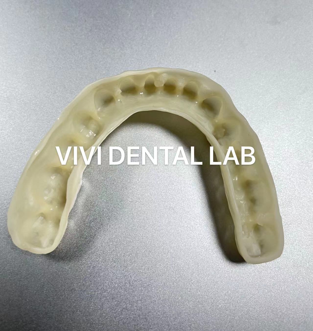 Empty PMMA Temporary Bridge Dental Professional For Implant Cases